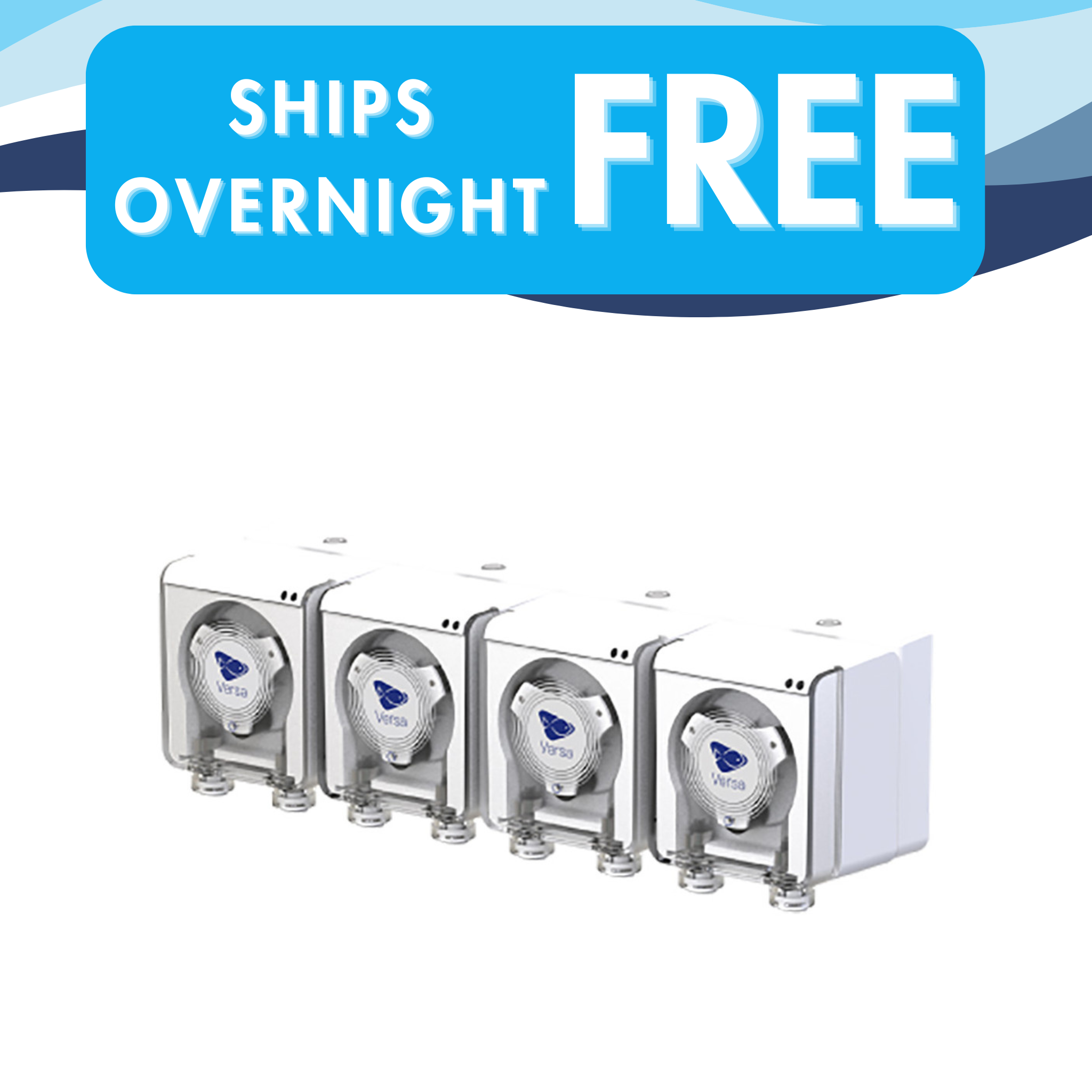 EcoTech Marine 4-Pack of Versa Dosing Pumps with Base Station – Coral Stop